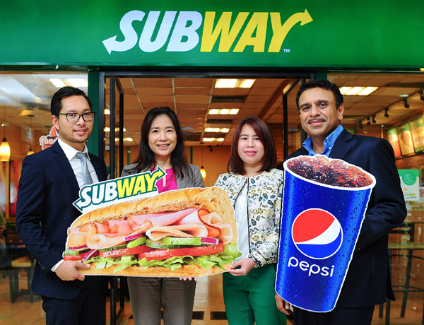 “เป๊ปซี่โค” ประกาศพันธมิตร “ซับเวย์” ให้บริการเครื่องดื่มตลอด 7 ปี ...
