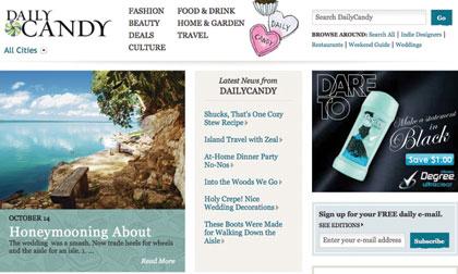 DailyCandy.com Newsletter คู่ใจสาวขาช้อป | Positioning Magazine